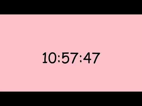 11 Hours Timer (Silent / Quiet)