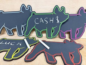 Chalk Hog Stall Sign for Livestock Shows or County Fairs Market Hog Pig Barrow - Etsy