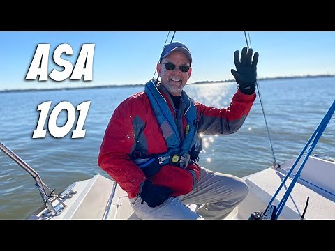 Man Overboard! (ASA 101 Basic Keelboat Sailing American Sailing Association Learn to Sail Beneteau)