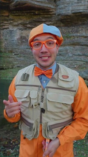 What can we FISH out?! 🐟 #fishing #blippi #learning