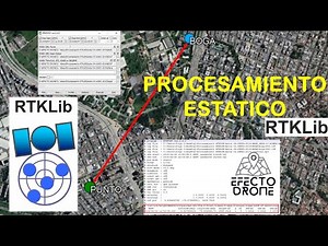 ¿Cómo postprocesar un punto #GNSS estático con software libre #rtklib?