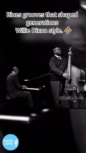 90 reactions | Blues grooves that shaped generations — Willie Dixon style. ⚡ #Basslove #WillieDixon #BluesBass #BassGuitar #BassPlayer #GrooveBass #BassLines #BassLegacy | Bass Love | Facebook