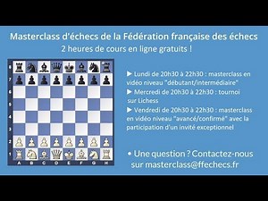 Masterclass FFE du 30 mars avec Antoine Favarel