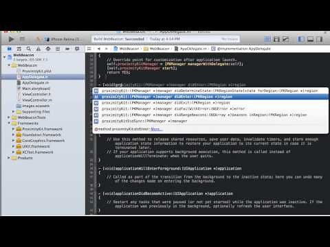 Building a simple iBeacon app with Proximity Kit