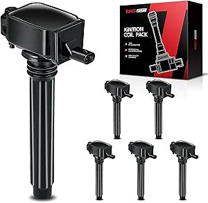 Torchbeam 6 Packs Ignition Coil UF648 Fit for 2011 2012 2013 2014 2015 2016 Ram Chrysler Jeep Dodge Durango 300 Town Country Grand Cherokee Wrangler Charger Journey 2011-2020 3.6 V6 Coils for C1791