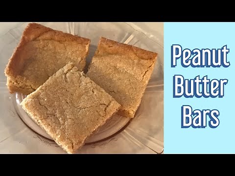 Quick & Easy Peanut Butter Bars | Simple and Delicious!
