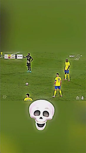 🇵🇹🐐Cristiano Ronaldo free kick edit🚀🔥 #edit #ronaldo #viral #amv #football