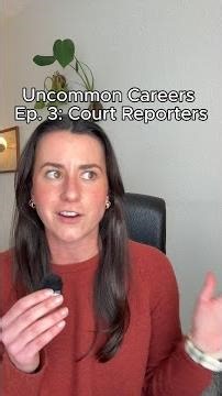 Uncommon Careers Ep. 3: Court Reporter