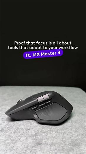Logitech India on Instagram: "Why remember shortcuts when your mouse remembers them for you?😎 With Actions Ring, every app gets its own workflow.✨ (MX master 4, Shortcuts, Workflows, Productivity, Customisation, Efficiency)"