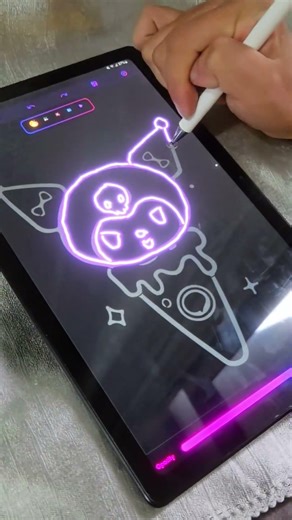 Easy glow art tutorial - Neon Brush