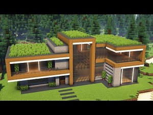 Modern Spruce House 🛠️| Minecraft Tutorial