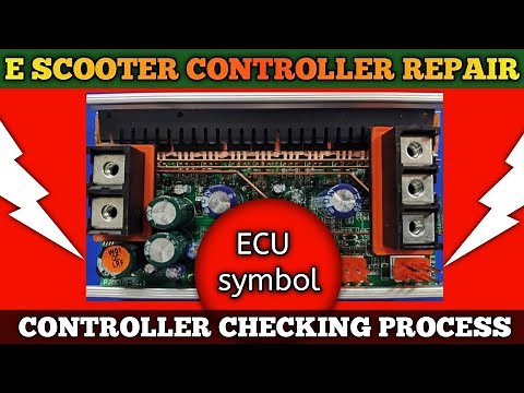 E scooter controller repair | ECU problem solution | Mosfet replacement |Controller checking process