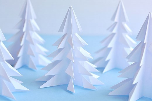 Paper Christmas Tree | 3D Christmas Tree Paper Craft