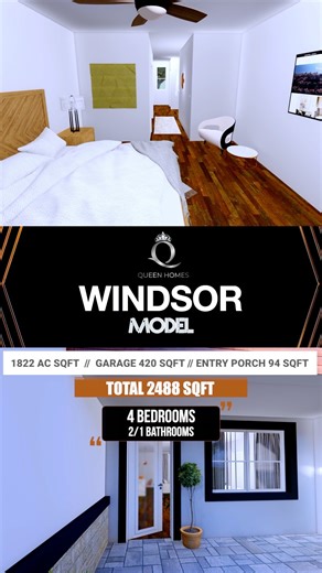 🏰 The Windsor Model: A Home Fit for Royalty 👑 Welcome to the Windsor Model, where elegance and luxury meet timeless design. With spacious rooms and sophisticated details, this home is crafted to perfection for those who appreciate the finer things in life. ✨ Features include: 🌟 Spacious open floor plans 🌟 High-end finishes 🌟 Stunning curb appeal Ready to make the Windsor Model your new home? DM us Today! #WindsorModel #LuxuryLiving #HomeSweetHome #RoyalLiving #ElegantDesign #DreamHome #Clas