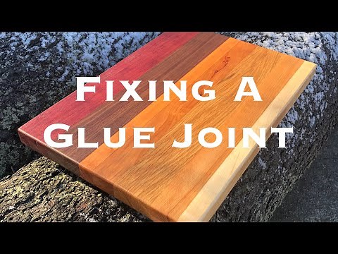 Fixing a Bad Glue Joint in a Cutting Board