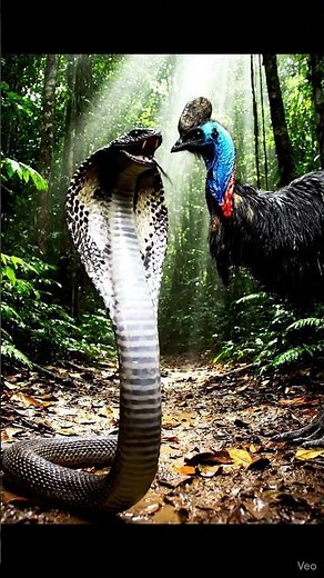 Cassowary vs Cobra | Real Jungle Battle | AnimalClash