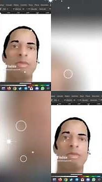 Gradient Mesh Self Portrait Vectoring #inkscape #digital