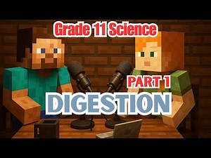 Digestion, How Your Body Turns Food Into Fuel, Podcast for Grade 11 Science students!