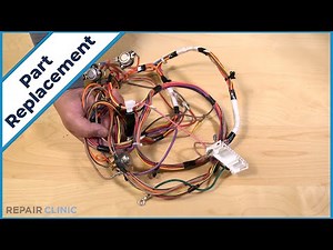 GE Dryer Main Wire Harness Assembly Replacement WE15X25654