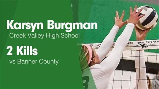 Karsyn Burgman Game Report: vs Banner County