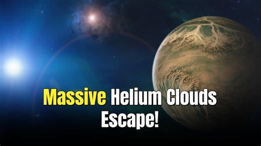 JWST observations reveal massive helium clouds escaping from exoplanet WASP-107 b
