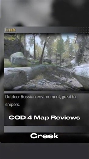 COD 4 Map Reviews Creek #callofduty #cod4 #cod