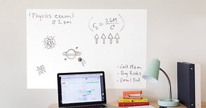 4.7K views · 49 reactions | Create a dry erase canvas anywhere with these reusable stick-on white boards. https://www.thegrommet.com/writeyboard | Grommet | Facebook