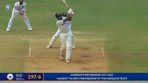 IND vs BAN 2024, 1ST Test: Ravichandran Ashwin Six