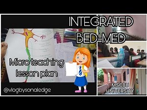 Micro Teaching Lesson Plan✏️ | Teaching Practice Made Easy | SonalEdge | Integrated bed-med|