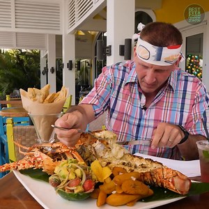 1.6M views · 10K reactions | Bahamas Mega Size Lobster! Carribean's Eye Popping Seafood! 咽  | Best Ever Food Review Show | Facebook