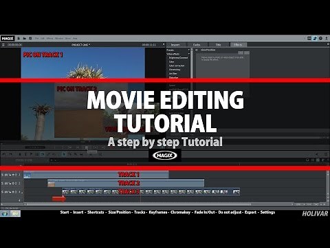 Magix Movie Edit ProTutorial Beginner 2017 (All steps) by Holivar