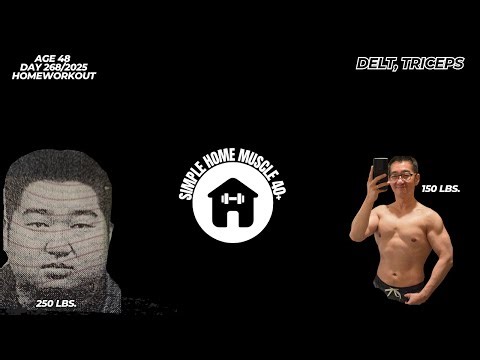 10/16 | 30-Min Home workout | TABATA | Delt, Triceps| Age 48 | #268 2025