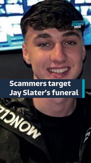 Scammers target Jay Slater’s funeral #itv #itvnews #jayslater | ITV News