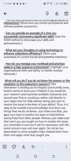 BPO interview questions