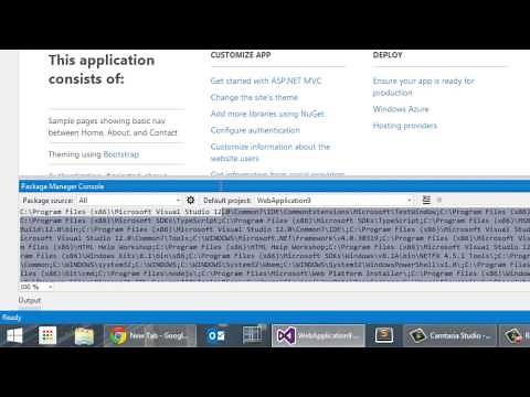 Bower running in Package Manager Console in Visual Studio installed via Nuget