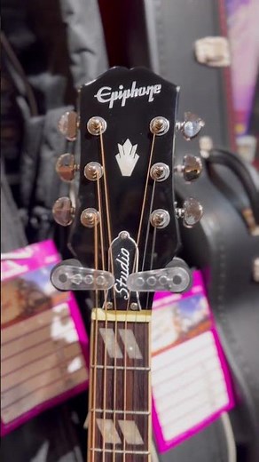 ... Epiphone Limited Edition Hummingbird Studio Acoustic-electric - Trans Ebony