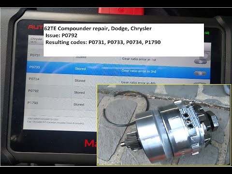 62TE compounder repair for Journey Freemont Voyager P0731, P0733, P0734 and P0792