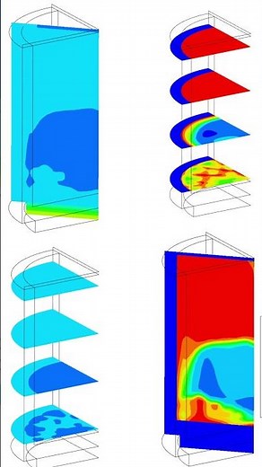 📌 3D Numerical Simulation of PCM-Based Heatsink | Temperature vs Melting | #cfd #shorts #openfoam