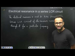 CLASS 12th || ELECTRICAL RESONANCE || ALTERNATING CURRENT