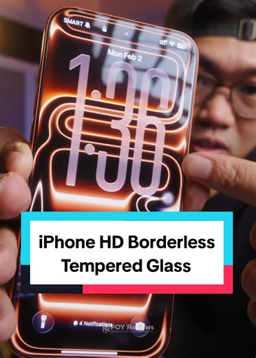 Premium Borderless Tempered Glass for iPhone