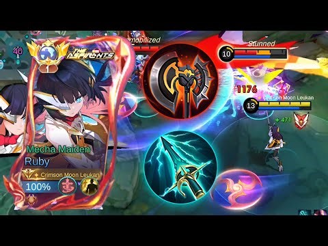 MIXING DAMAGE WITH SUSTAIN,HERE'S WHAT HAPPENED!! 😋 BEST RUBY BUILD AND ROTATION 2025