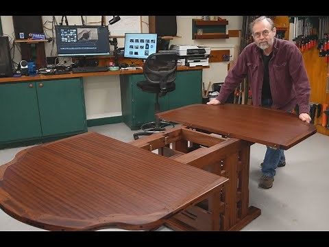 Dining Table Extension Slides for the Gamble Table (Greene and Greene)