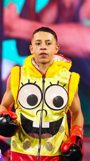 My Brand new design as seen going viral on @ringmagazine @daznboxing @supremeboxing !! It’s making noise !! 🍍#spongebob Yoooo the 👀’s move on the boxing outfit !!! So this was another fun design and I want to thank @elguerito_box for trusting me with helping him make noise at the age of 16 and making his pro debute ! Yooo I just did a @spongebob boxing outfit !!! Let’s go team Nooo Sleep ! Thank yu for choosing your boy IGMOB aka the future ! “ The worlds #1 boxing designer “ as your designer 