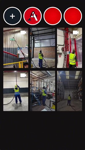 When dust thinks it can hide… we go HIGHER ☁️ Book a FREE on-site demo today!! Safe | Fast | Cost-Effective #ATEXCleaning #industrialglowup #highlevelclean #dustbegone #cleaningexperts