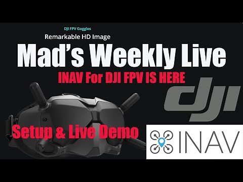DJI DIgital FPV INAV Custom OSD - Setup & Demo Live
