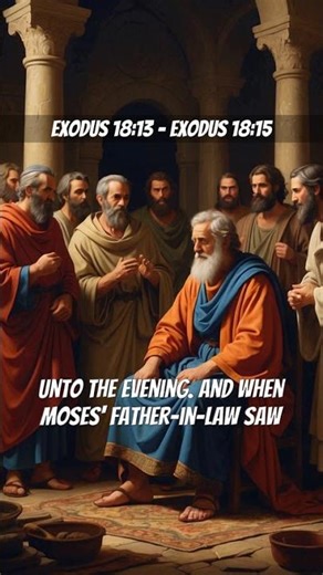 📖 Today's Verses: Exodus 18:13 – Exodus 18:15
