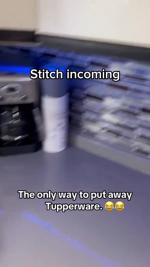 Keep you Tupperware cabinet tidy ✨ Thin Bins collapsible containers link in bio #kitchenplushome #foodstorage #cabinetorganization | Kitchen Home