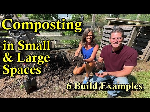 Garden Composting in Large & Small Spaces Made Easy: September/Fall is For Composting!