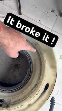 Washing Machine Plastic Tub Repair | Fixing Damage Caused by a Broken Bearing