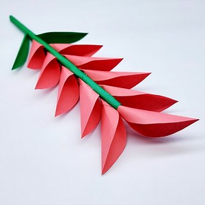 7.7K views · 539 reactions | Amazing stick flower making very easy tutorial at home - Room wall decoration ideas with stick origami flower #flower #crafts #decor | Origami Art & Crafts | Facebook